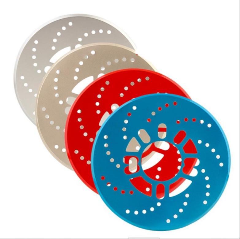 Buy 2Pcs Automotive Aluminum Alloy Wheel Disc Brake Cover for Car ...