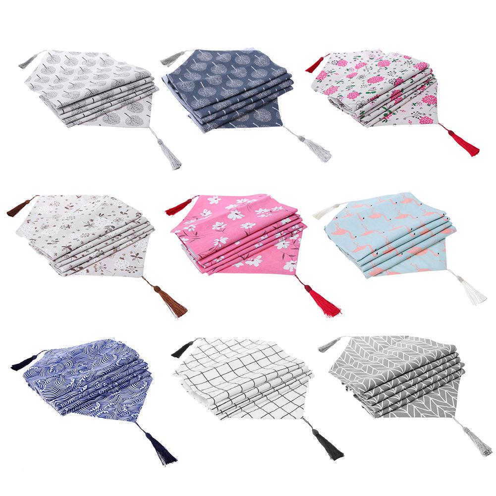Linen Cotton Table Runner Tablecloth Party Long Table Cover Nordic ...