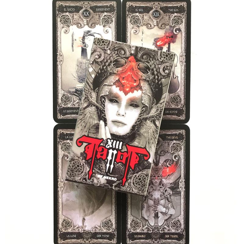 78Card XIII Dark Tarot Cards Oracle Card Leisure Party Entertainment ...