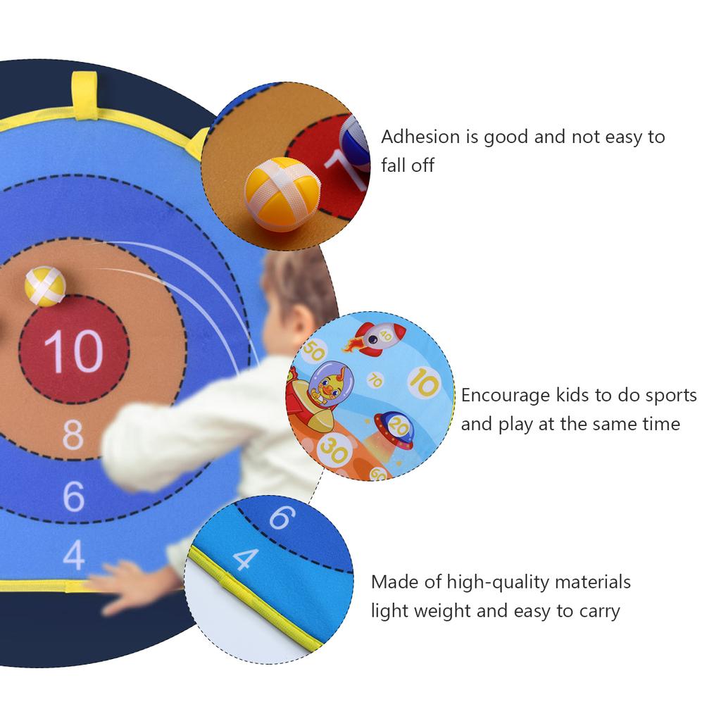 Buy 1 Set Portable Darts Target Toy Funny Dart Board Toy Kit Shooting ...