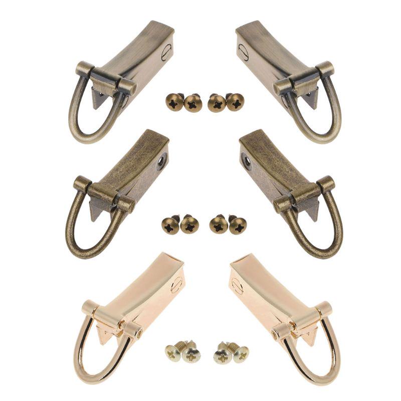 2 Side Metal Clip Hardware Clasp Accessory for DIY Purse Making Handbag ...