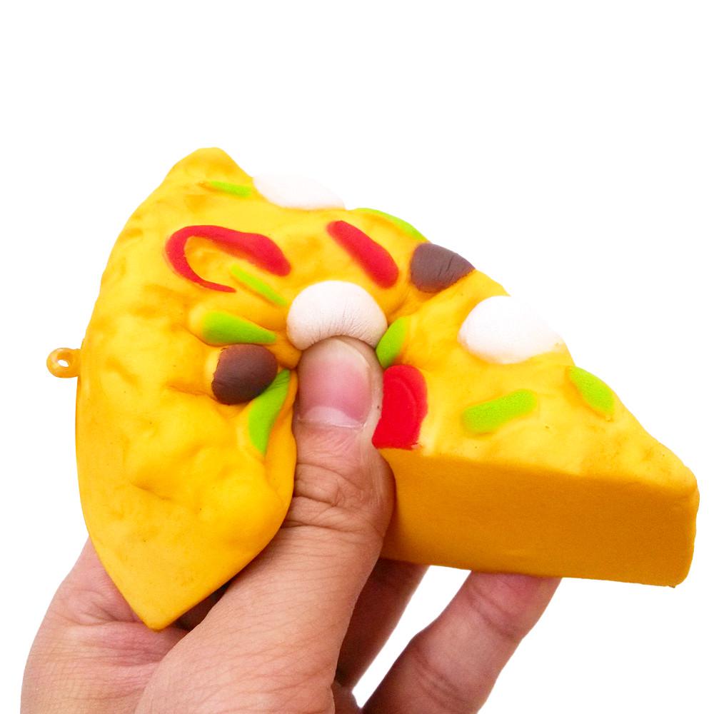 8cm Mini Nefis Pizza Squishy Yavaş Yükselen Krem Kokulu Charm Stres ...