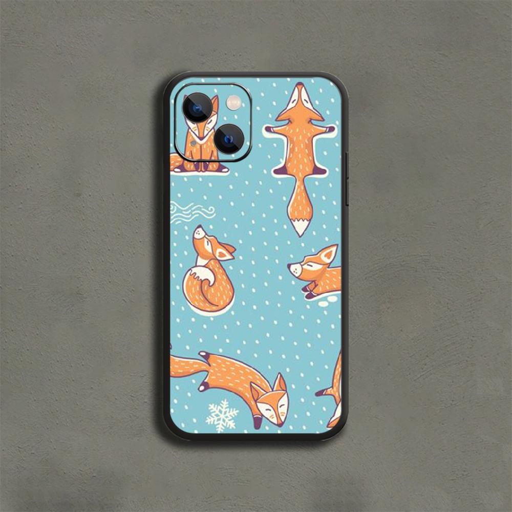 Buy Fox Art Cartoon Cell Phone Case Cover For IPhone Samsung Galaxy ...