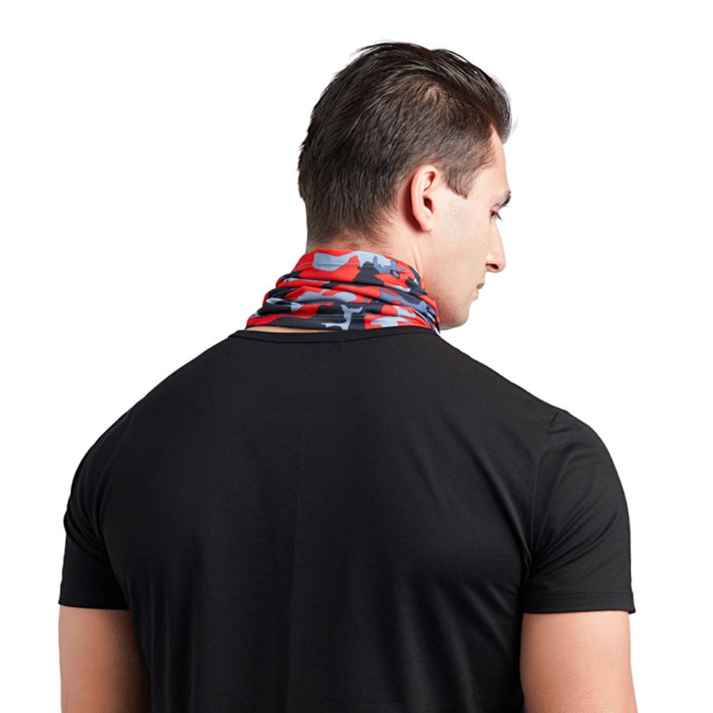 Buy Cycling Camping Neck Tube Scarf Ice Silk Running Bandana (Red ...