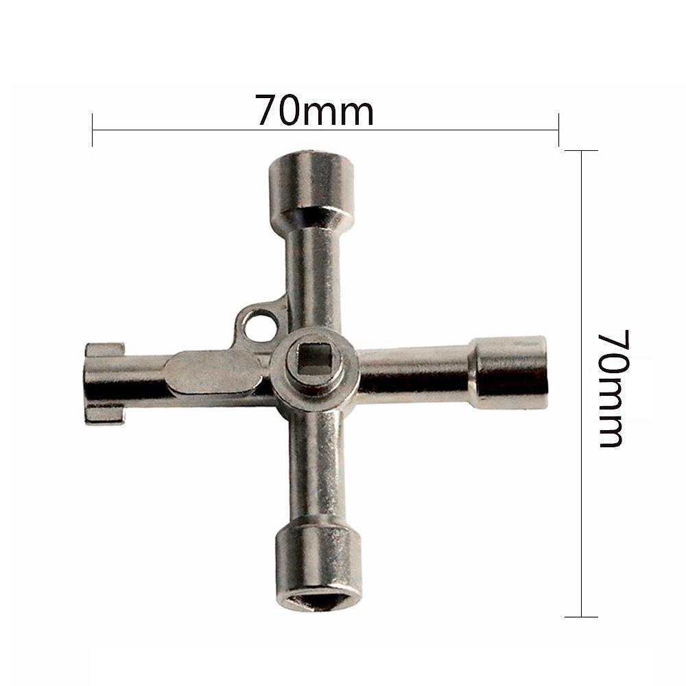 Buy Multifunction 4 Ways Universal Wrench Key Plumber Keys For Gas ...