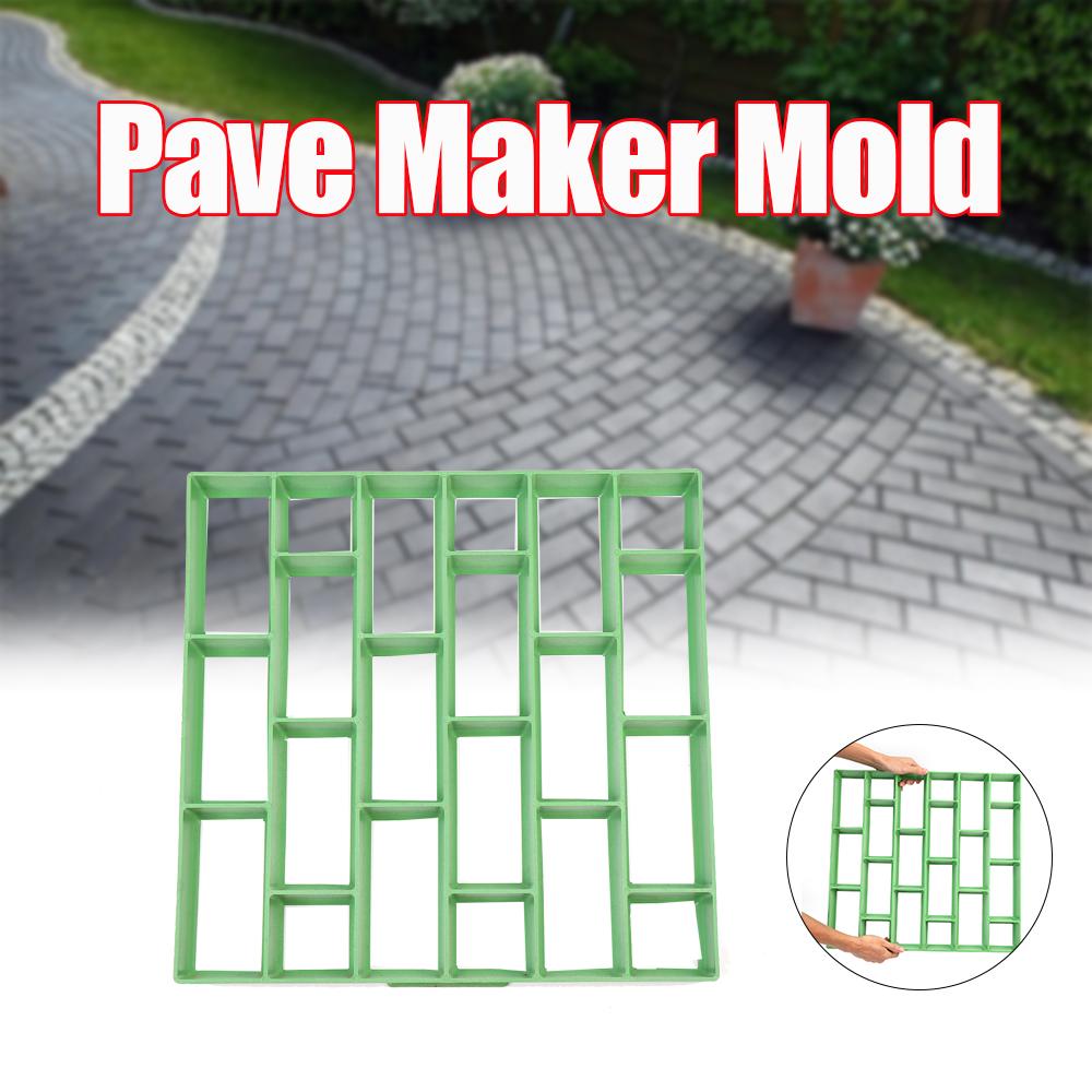 Buy Garden Yard DIY Plastic Multi-Use Plastic Pathway Stone Road Maker ...