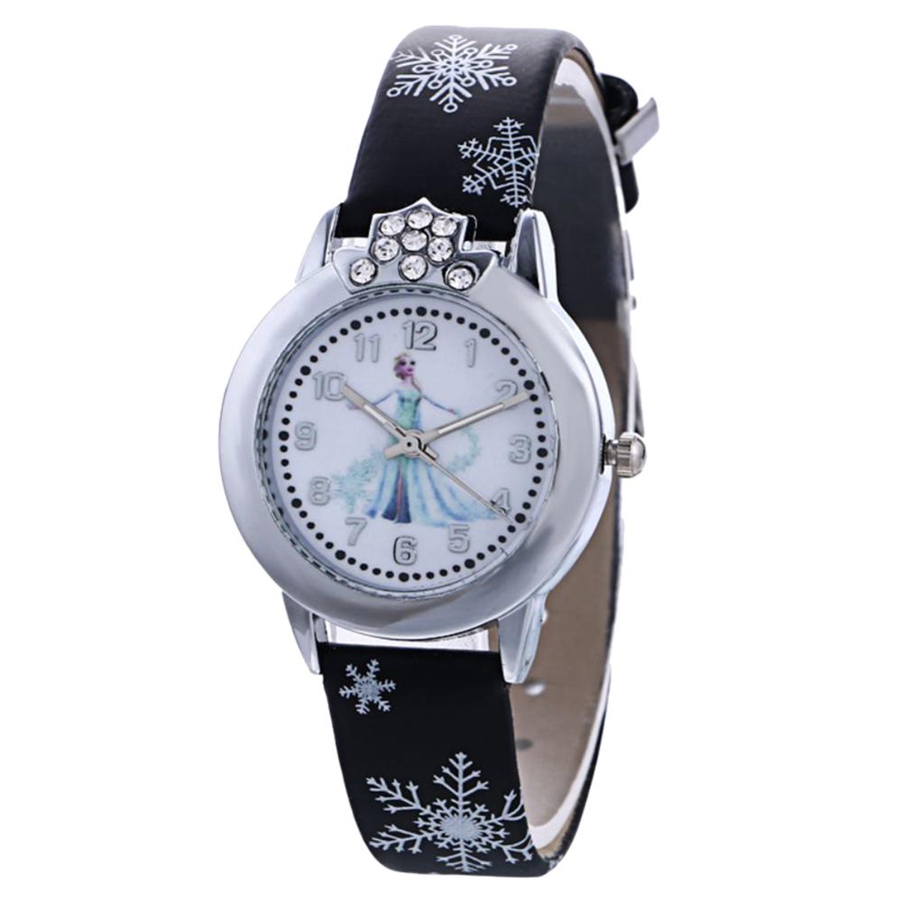 Children Cartoon Anime Character Watch Waterproof Quartz Diamond Dial ...