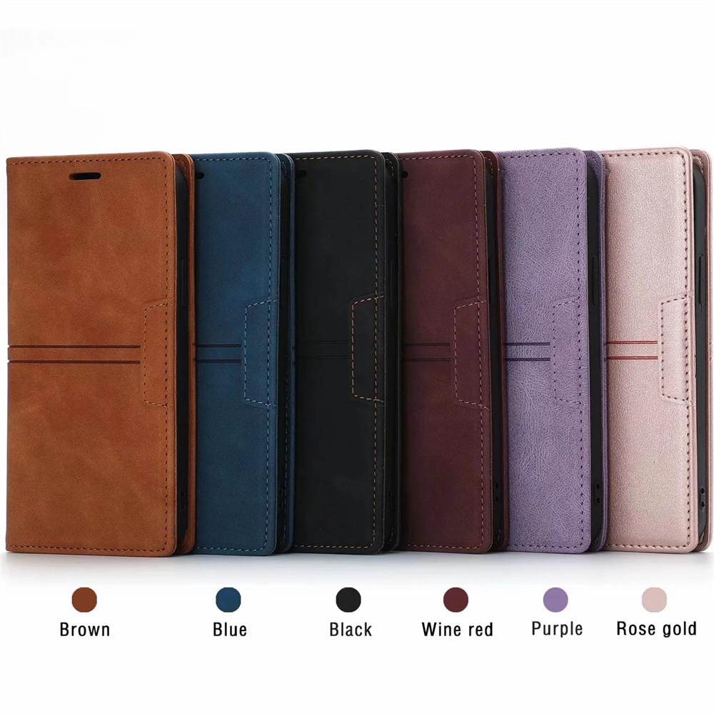Retro Magnetic Wallet Leather Case For OPPO A15S A52 A72 A92 A53s Redmi ...