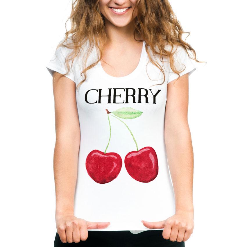 Buy Cute Women T Shirt Fashion Fruits Summer T -Shirt Funny Casual Tee ...