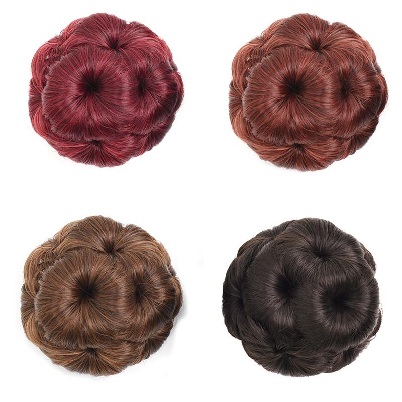 Buy DIANQI Synthetic Grab Chignon Hair Extensions Wigs Clip In Woman ...