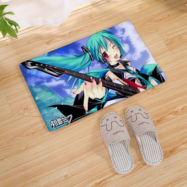 Buy Hatsune Miku Printing Doormat Insole Kitchen Mat Carpet Welcome ...