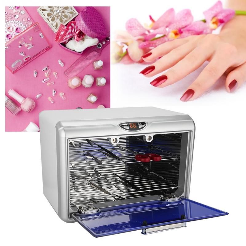 Buy Double Layers UV Ozone Sterilizer Cabinet Drawer Nail Beauty Salon ...