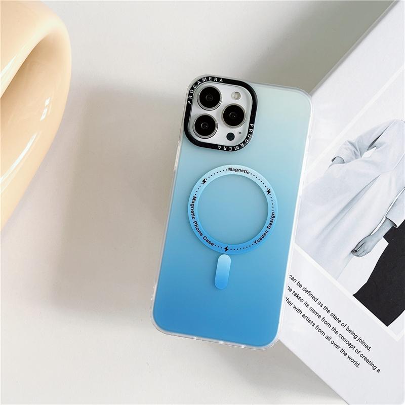 Buy For Magsafe Magnetic Soft TPU Clear Transparent Color Phone Case ...