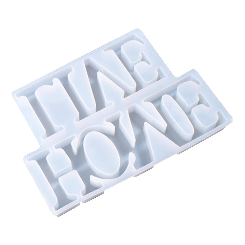 Buy Love Home Sign Resin Mold Word Craft Casting Silicone Mold at ...