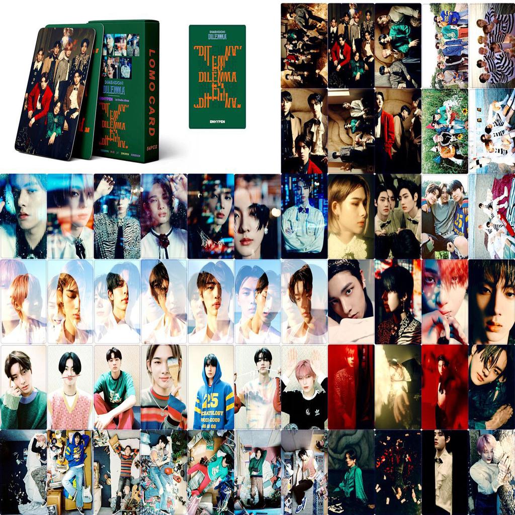 Buy 54pcs Lomo Card Kpop BTS TXT Stray Kids EXO Small Card Lomo Card ...