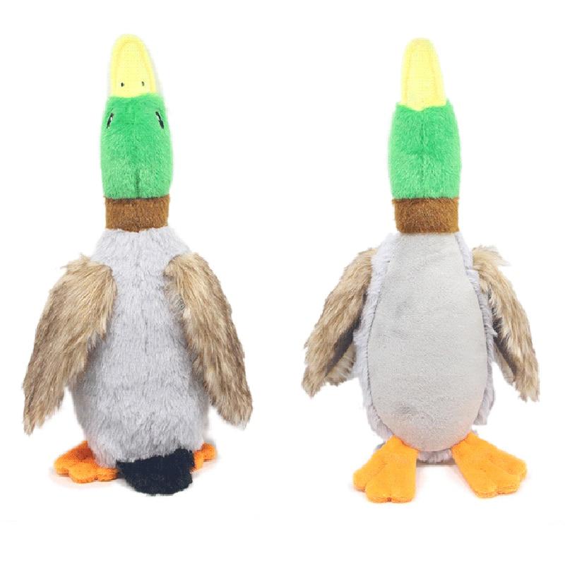 Buy Cute Plush Duck Dogs Squeak Toys Funny Pet Play Intereactive Chew ...