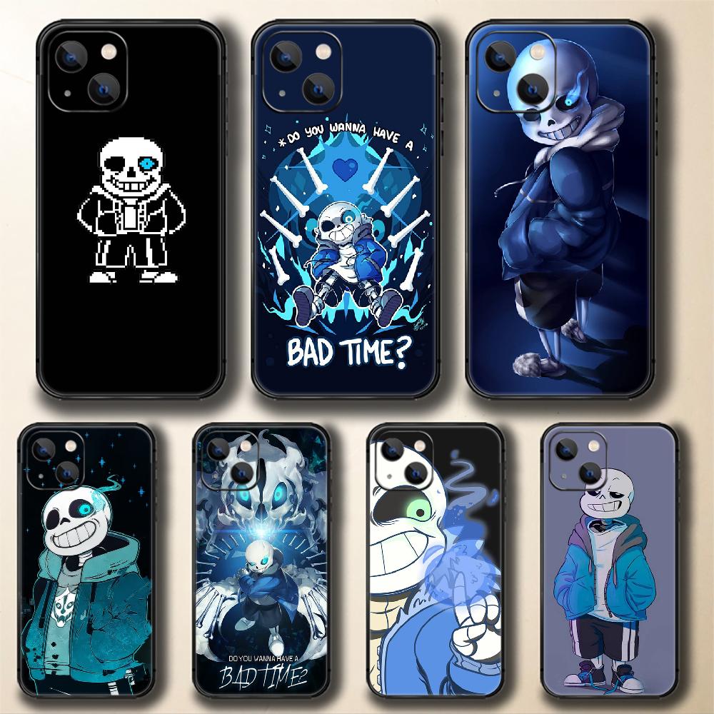 Undertale Bad Time Sans Game Phone Case Cover For IPhone Xiaomi Redmi ...