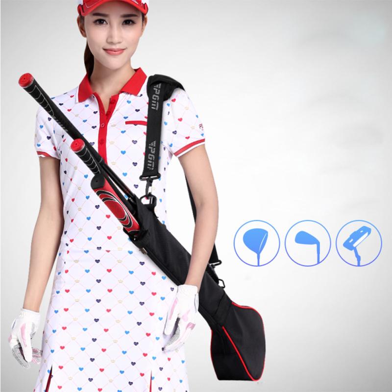 Buy Portable Lightweight Golf Clubs Carry Bag with Three Clubs Mini ...