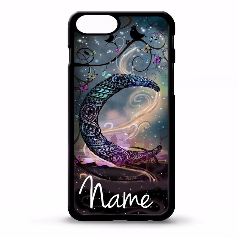 Buy Crescent Moon Star Stars Pretty Girly iPhone 4 5 6 7s Plus 8 X Case ...