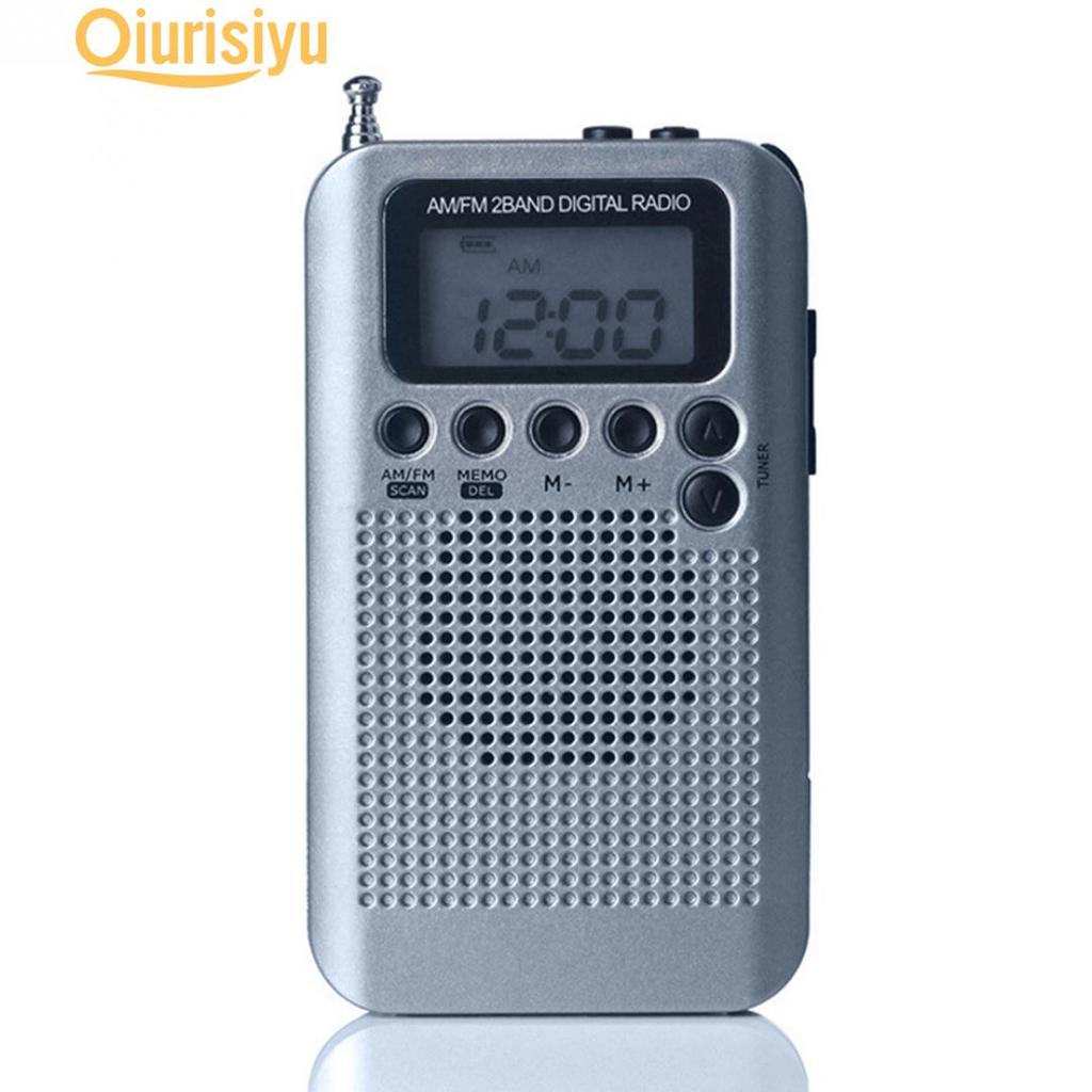 Buy Durable HRD-104 Mini Digital LCD Display Dual Band AM FM Stereo ...