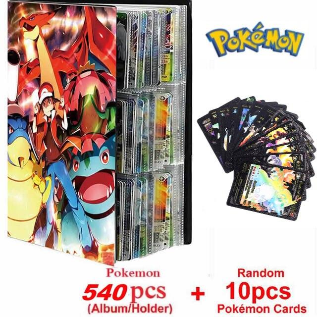Buy POKEMON Game Card Album Cards Book 540/432 Pieces Anime Characters ...