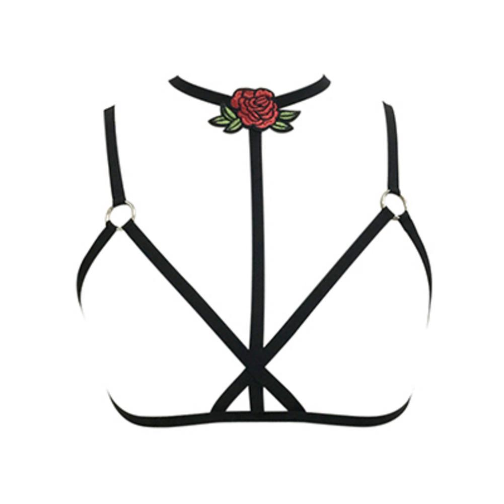 Buy Fashion Sexy Bra Embroidery Rose Flower Bra Lingerie Underwear with ...