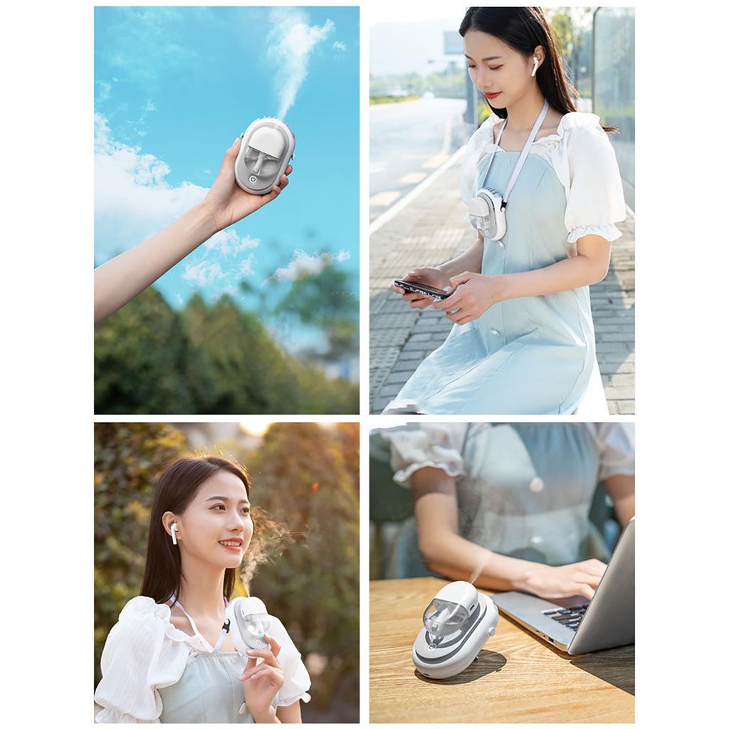 Buy [MLS] New Hanging Neck Aromatherapy Spray Fan Three-In-One ...