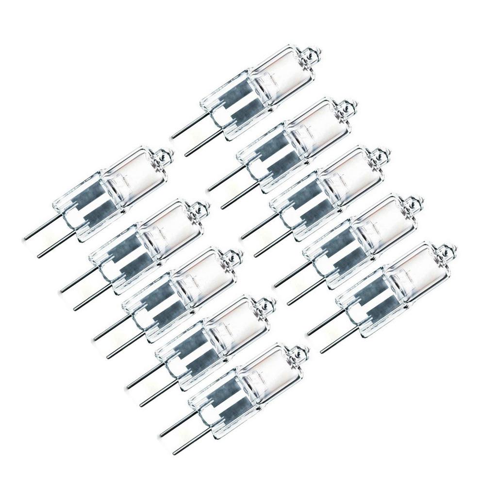 Buy 10 Pcs 20W 12V 20 Watt G4 Base Halogen JC Type Bulbs Light Bulb Set ...