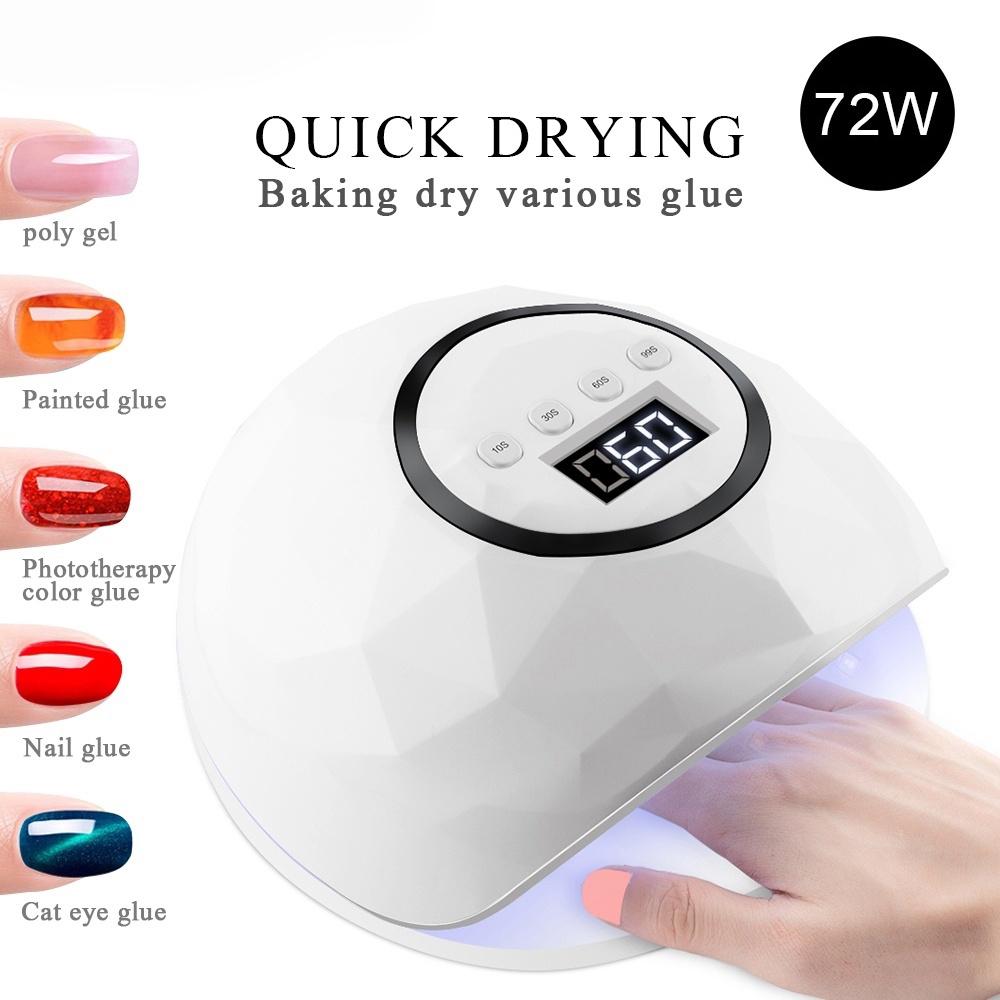 Buy 24W-72W UV Led Nail Dryer for All Gel Polish with Sensor Nails Art ...