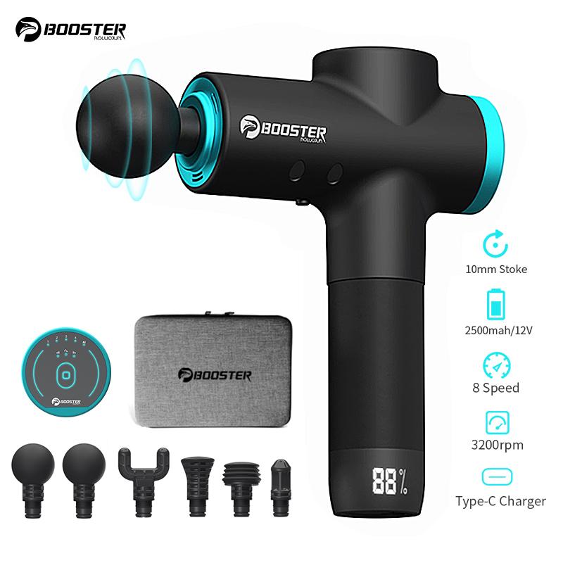Buy Booster M2-12V Massage Gun LCD Display Professional Deep Muscle ...