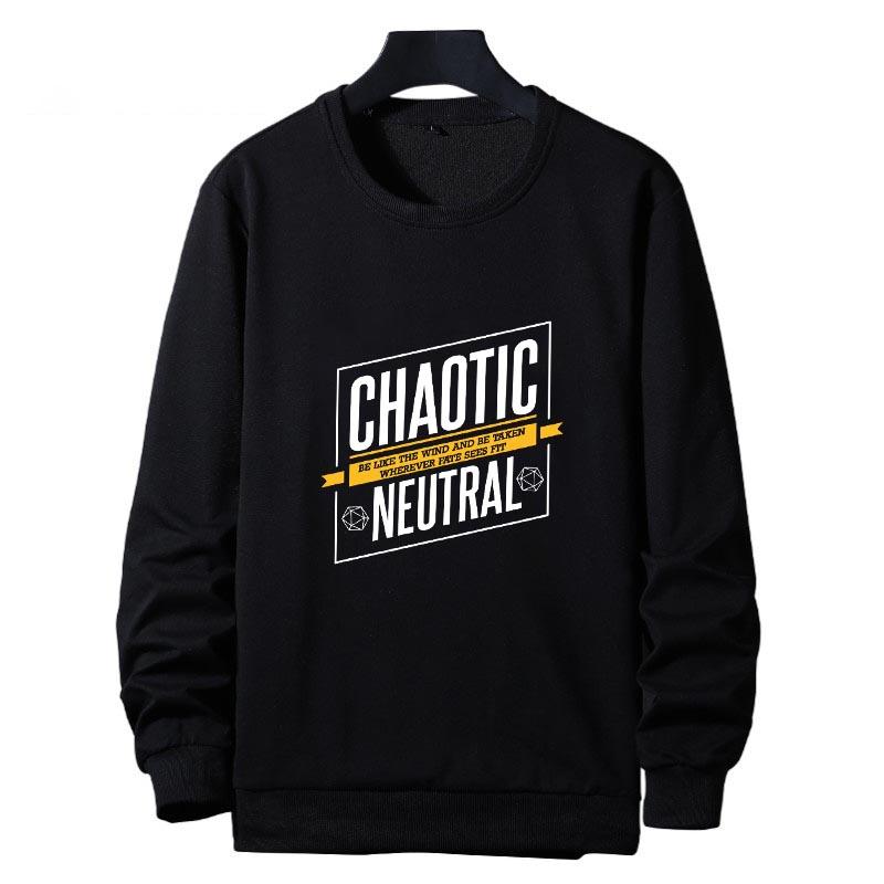 Buy Unisex Drawing Sweater Character Alignment Quotes Chaotic Neutral ...