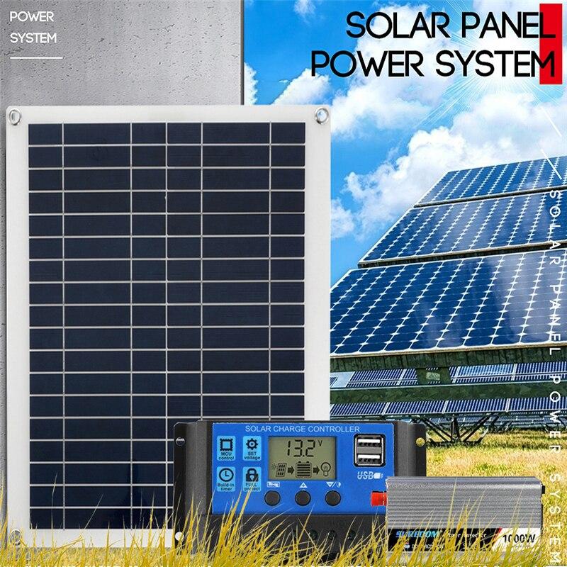 Cumpără 12v / 24v Sistem de panouri solare 18v 50w Panou solar Baterie ...