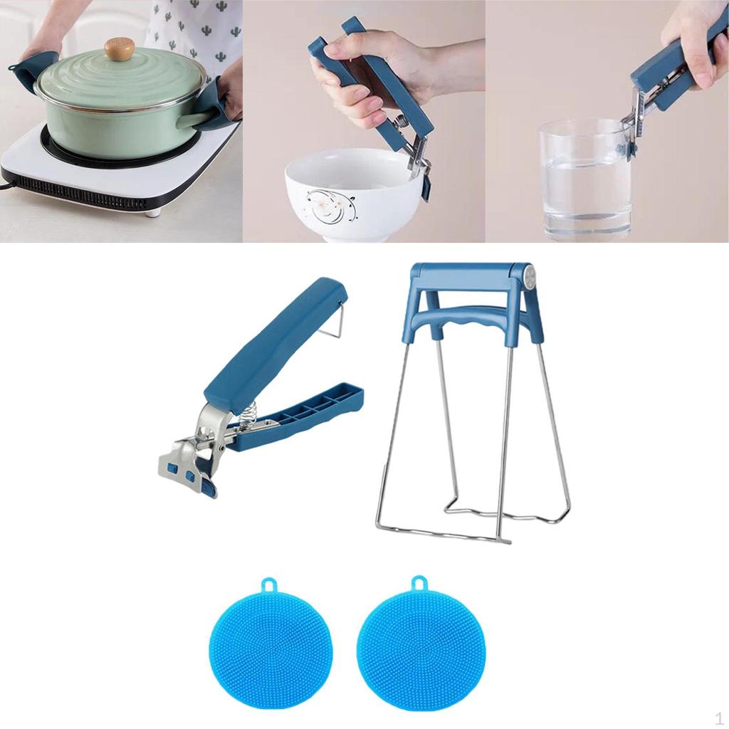 Buy Anti Scalding Bowl Dish, Plate Gripper Clips Tongs Clamp Holder for ...