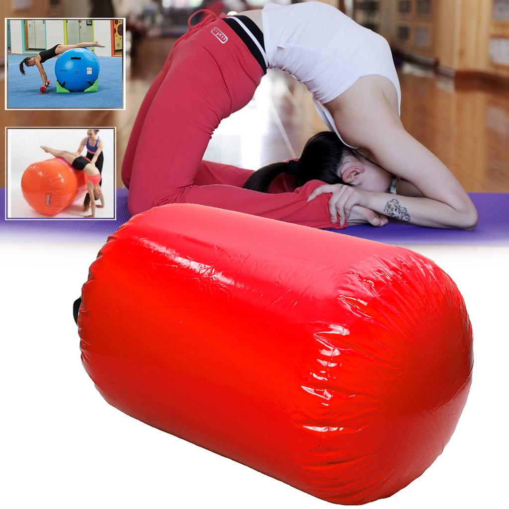 Buy 90x120CM Inflatable PVC Cylinder Round Column Tumbling Track Gym ...