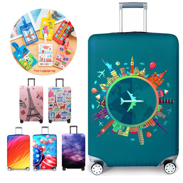 Buy 18" - Suitcase Protective Luggage 32" Trolley Dust Cover Protector ...