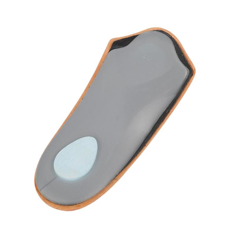Buy Women Men Leather Orthotics Half Insoles Flat Foot Arch Support ...