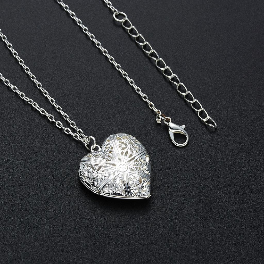 Acquista Intagliato 5 stili Regalo romantico Coppie Gioielli Cuore Lega ...