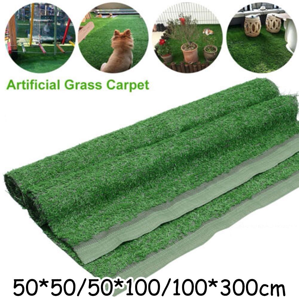 Buy Artificial Grass Carpet Green Fake Synthetic Garden Landscape Lawn ...