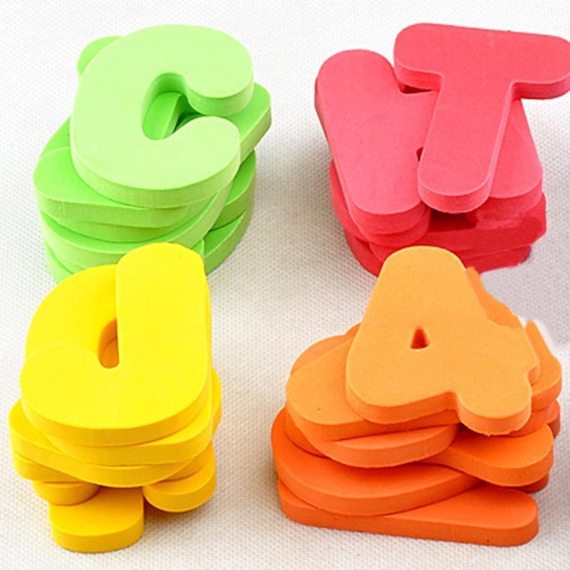 Buy 36 Pcs Baby Kids ABC 123 Sponge Foam Letters Floating Bath Tub ...