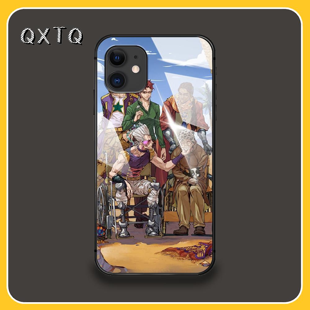 Buy JoJos Bizarre Adventure Tempered Glass Phone Case For Iphone Xiaomi ...