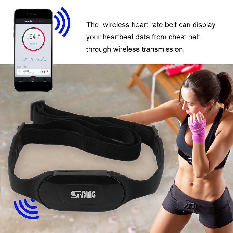 Bou Wireless Heart Rate Monitor Wireless Heart Beat Belt Sports uygun ...