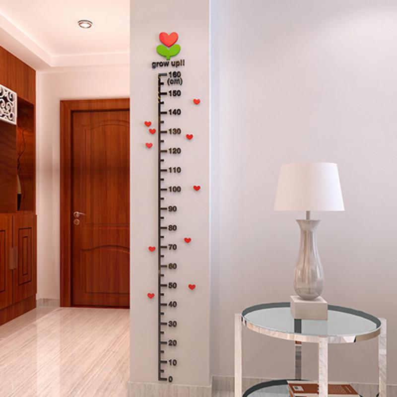 Buy Wall Door Decorations For Living Room Children Height Measure ...