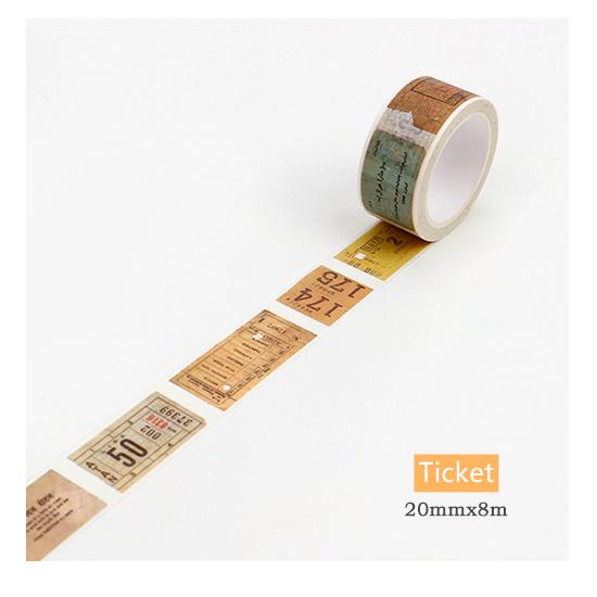 Gothic Washi Tape Vintage Love Lettering World Map Newspaper Journal ...