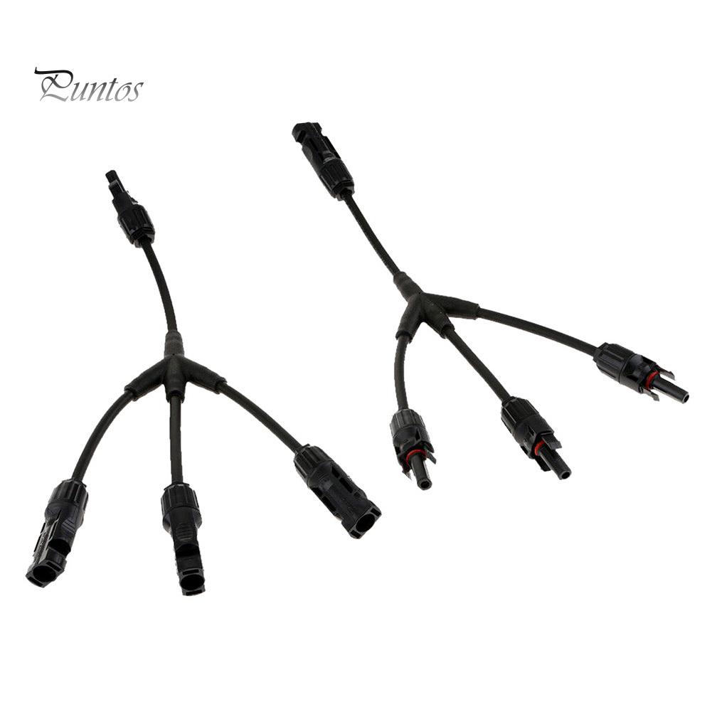 Buy For MC4 3 Way Y Splitter Cable Plug Inline Solar PV Panel IP67 ...