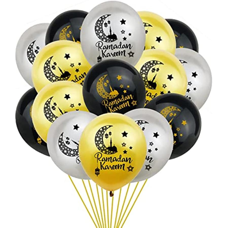 10pcs Ramadan Decorations,12Inch Helium Balloons Ramadan Decorations ...