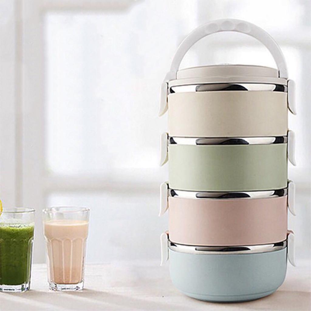 Buy Compact Size Lunch Box Thermal For Food Bento Box Stainless Steel ...