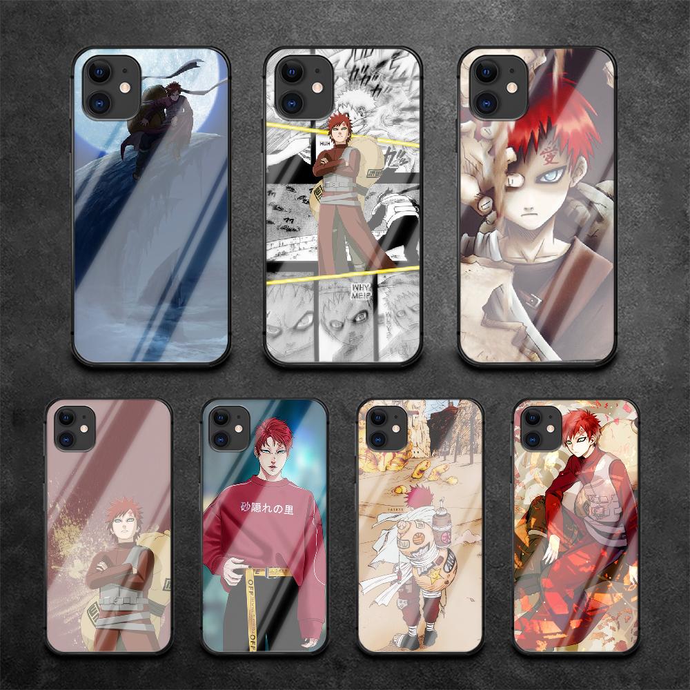 Buy Gaara Naruto Tempered Glass Phone Case Cover For IPhone Huawei ...
