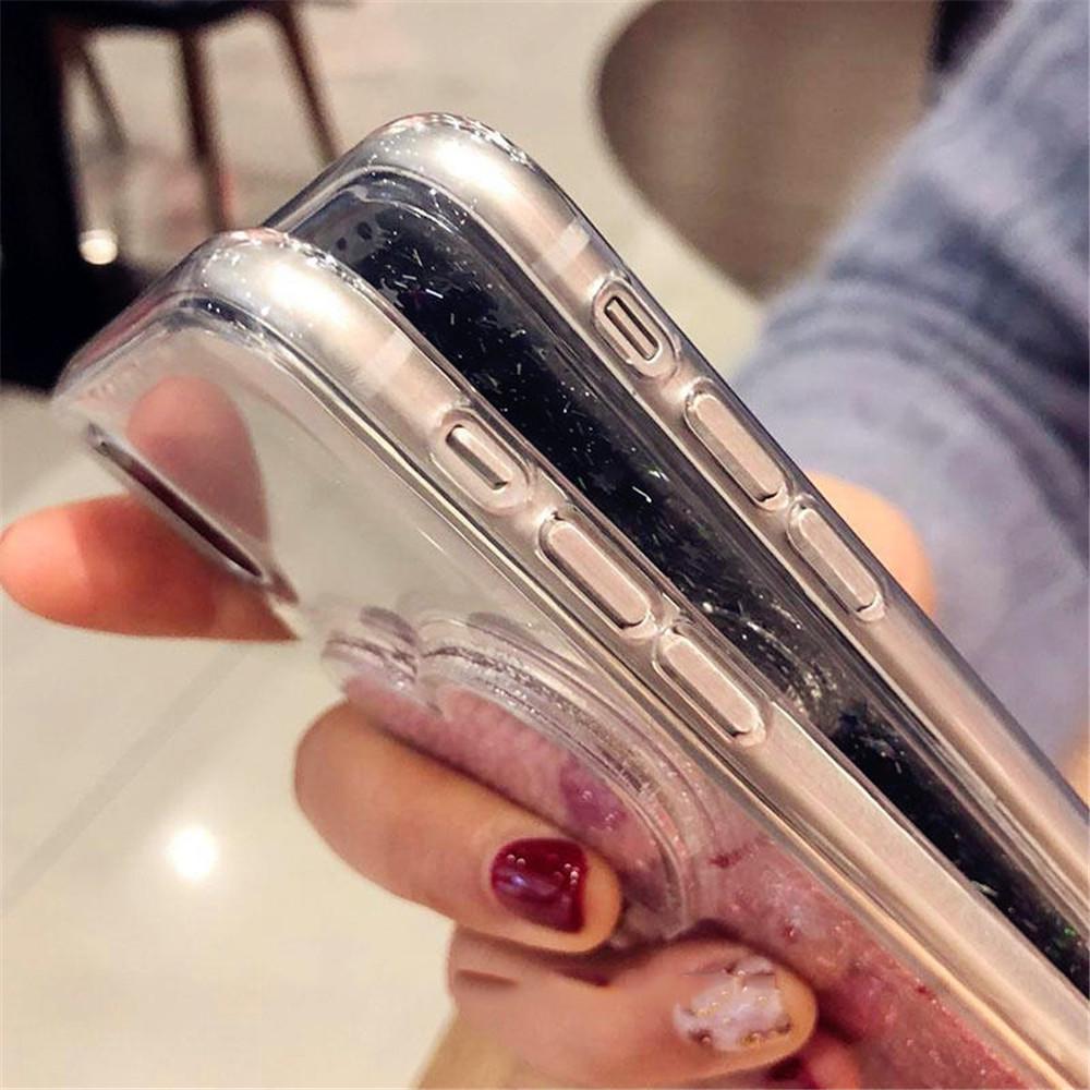 Buy Glitter Dynamic Liquid Quicksand Phone Case for IPhone 6 6S Plus ...