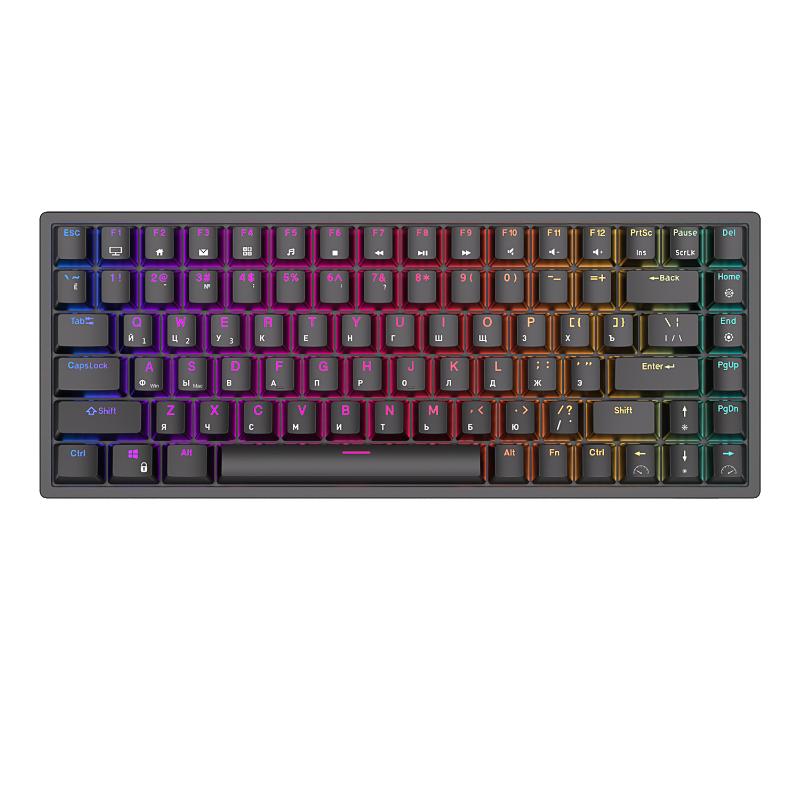 Cheap RGB Triple Mode Mechanical Keyboard BT5.0/2.4G/USB-C 84 Hot ...