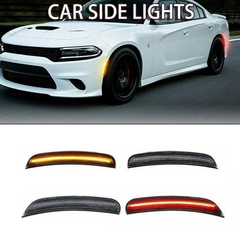 Satın alın Malinaisi LED Side Bumper Marker Lights For 2015-22 Dodge ...